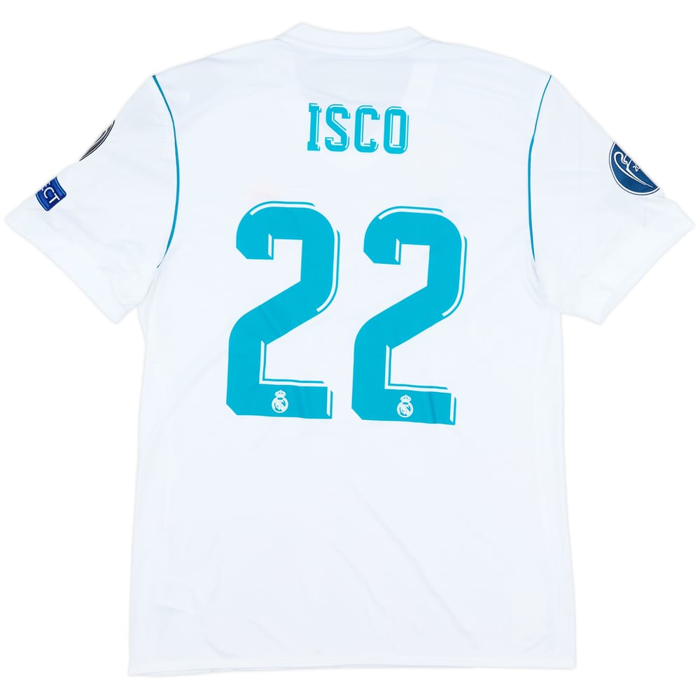 2017-18 Real Madrid Home Shirt Isco #22 (M)