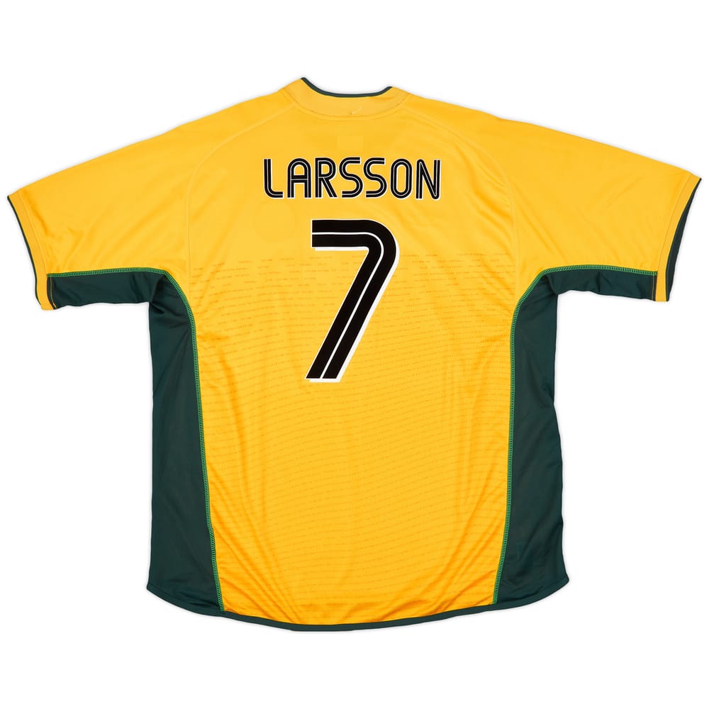 2002-03 Celtic Away Shirt Larsson #7 (XXL)