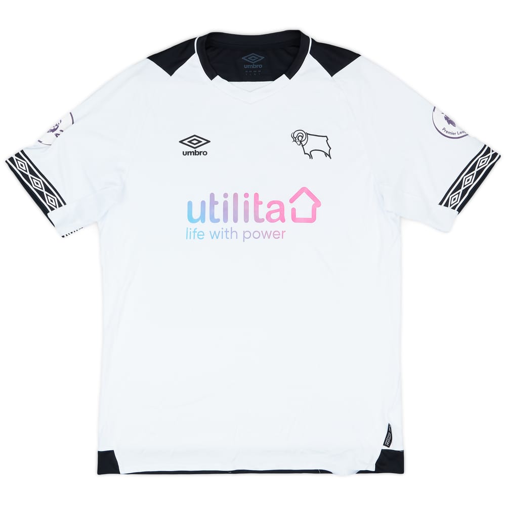 2018-19 Derby County Match Issue Home Shirt #6