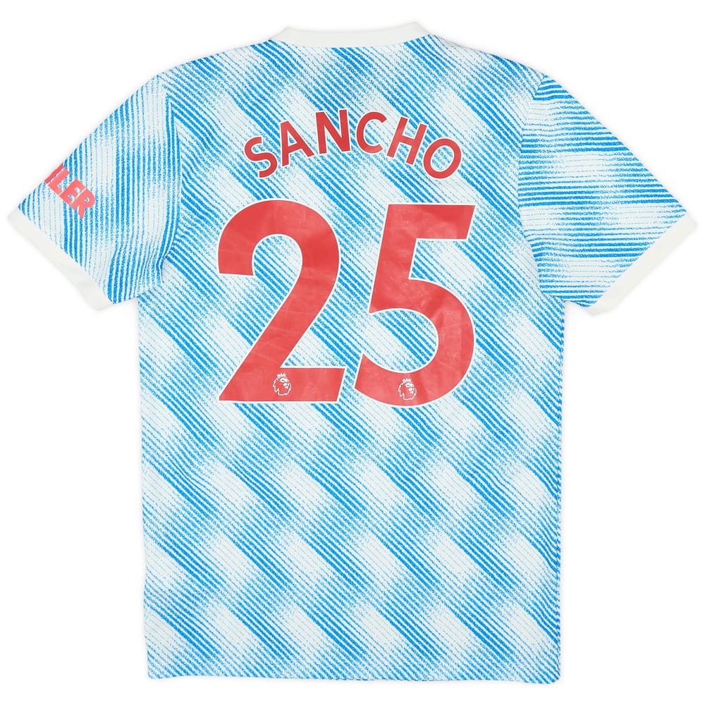 2021-22 Manchester United Away Shirt Sancho #25 - 9/10 - (S)