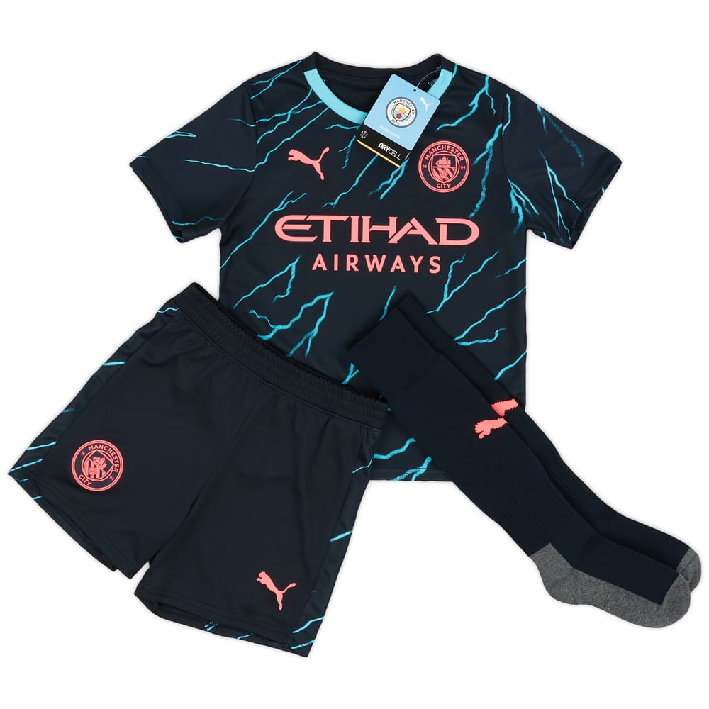2023-24 Manchester City Third Full Kit (Little Kids)