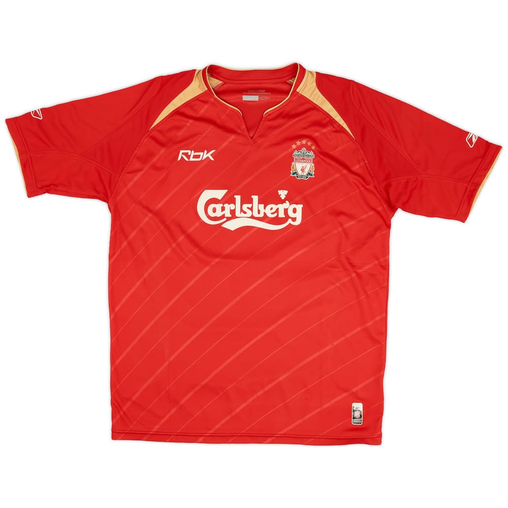 2005-06 Liverpool CL Home Shirt - 6/10 - (L)
