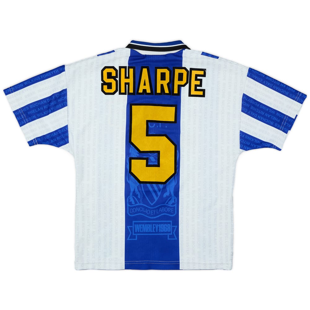 1994-96 Manchester United Third Shirt Sharpe #5 - 9/10 - (L.Boys)