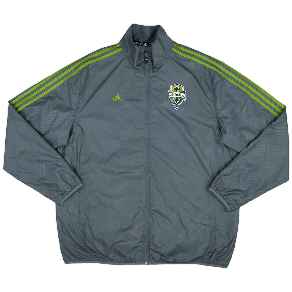 2014-15 Seattle Sounders adidas Windbreaker Jacket - 9/10 - (XL)