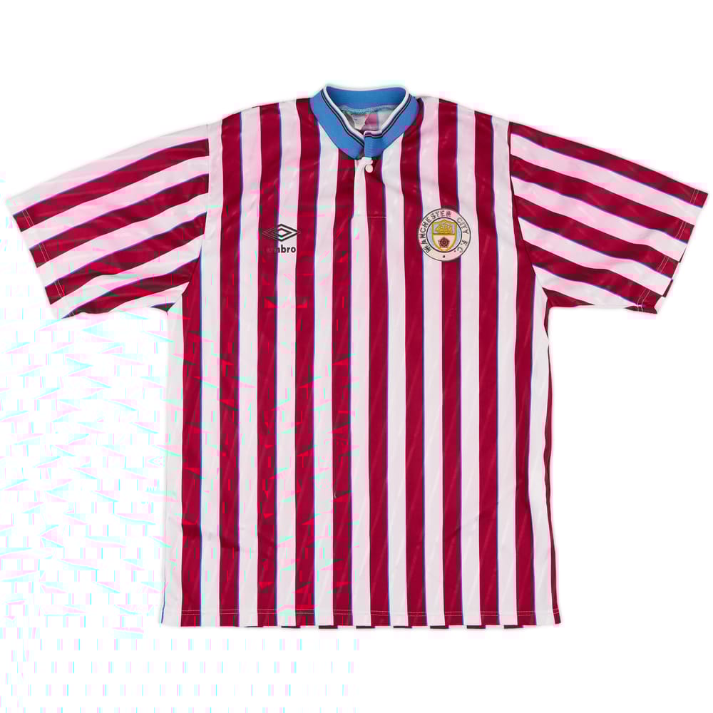 1988-90 Manchester City Away Shirt - 8/10 - (M)
