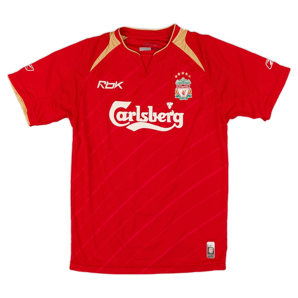 2005-06 Liverpool CL Home Shirt - 8/10 - (XS)