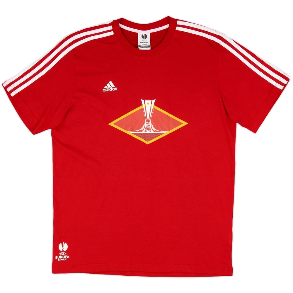 2015 Europa League adidas Cotton Tee - 8/10 - (L)