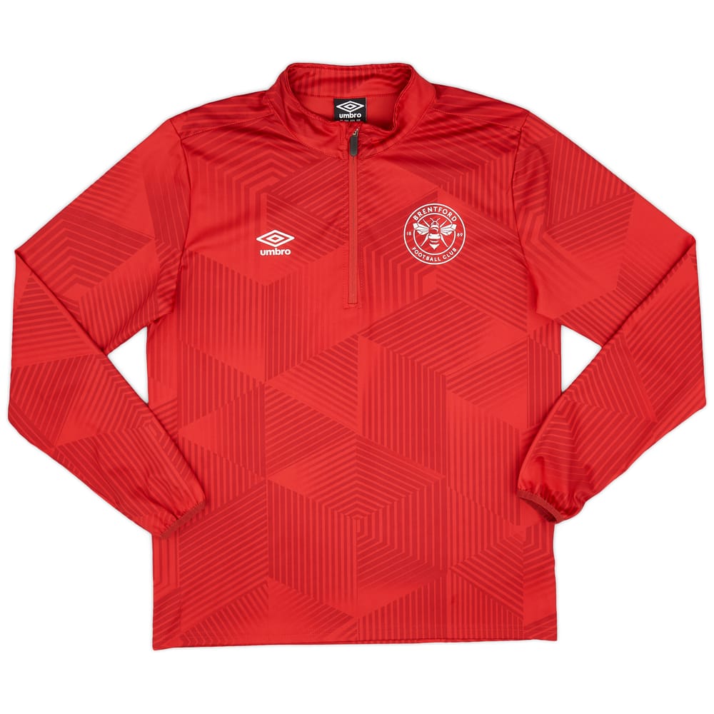 2020-21 Brentford Umbro 1/4 Zip Drill Top - 8/10 - (S)