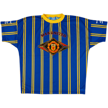 1994-95 Manchester United Umbro Drill Top - 9/10 - (XL) 1994-95 Manchester United Umbro Drill Top - 9/10 - (XL)
