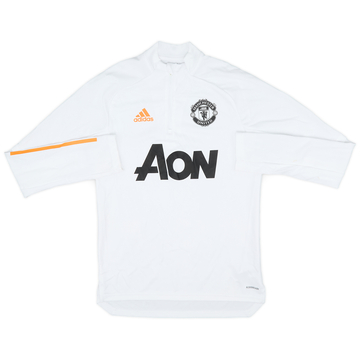 2020-21 Manchester United adidas 1/4 Zip Hooded Drill Top 2020-21 Manchester United adidas 1/4 Zip Hooded Drill Top