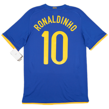 2006-07 Brazil Away Shirt Ronaldinho #10 - 6/10 - (XL) 2006-07 Brazil Away Shirt Ronaldinho #10 - 6/10 - (XL)