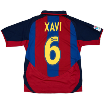 1998-00 Barcelona Home Shirt Xavi #26 - 9/10 - (L)