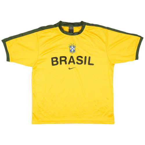 2002 Brazil Nike Training shirt - 8/10 - (M)