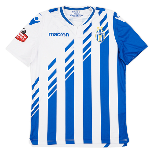 2018-19 KF Tirana Home Shirt - 4/10 - (L)
