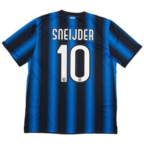 2010-11 Inter Milan Home Shirt Sneijder #10 (XL)