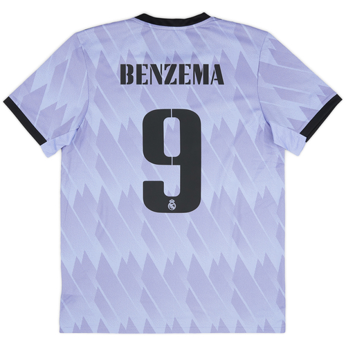 2022-23 Real Madrid Away Shirt Benzema #9