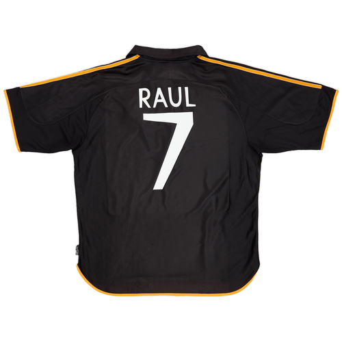 1999-01 Real Madrid Away Shirt Raul #7 - 9/10 - (XL)