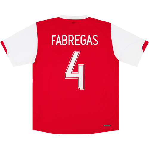 2006-07 Arsenal Home Shirt Fabregas #4 (Very Good - 7/10) M