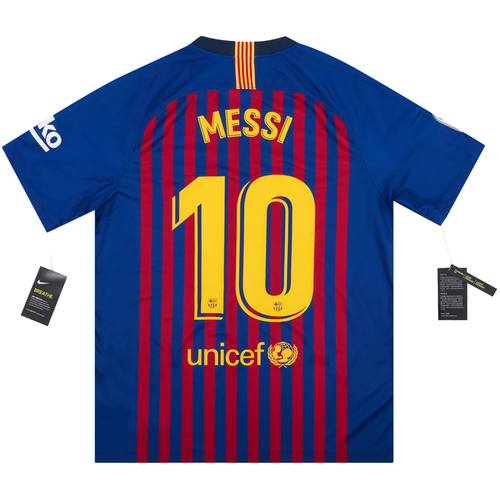 2018-19 Barcelona Home Shirt Messi #10 - NEW