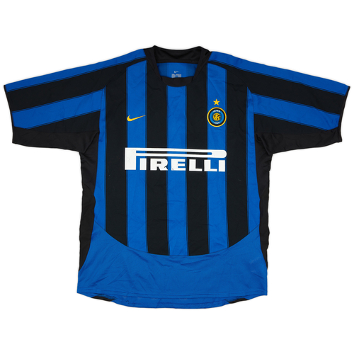 2003-04 Inter Milan Home Shirt Ing. Reda 5D - 5/10 - (L)