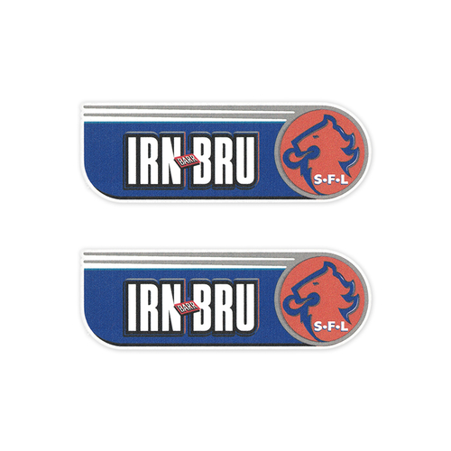 2009-13 Scottish Football League 'Irn Bru' Sleeve Sponsor (Pair)