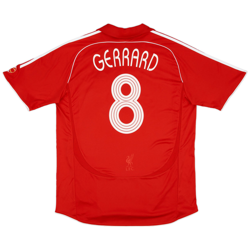 2006-08 Liverpool Home Shirt Gerrard #8