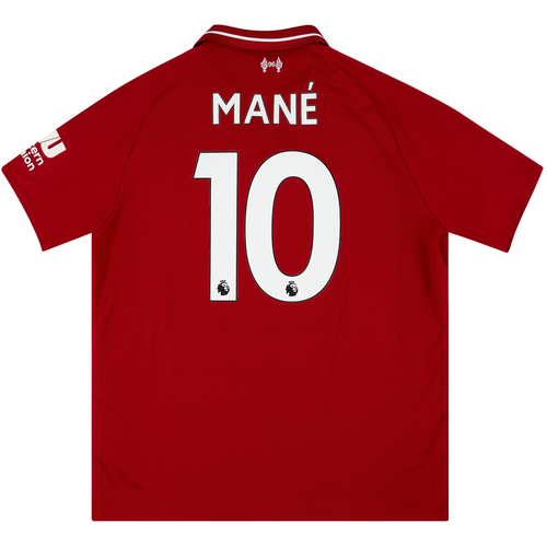 2018-19 Liverpool Home Shirt Mané #10 - Excellent 8/10 - (XL)