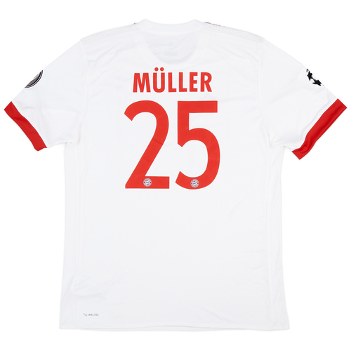 2017-18 Bayern Munich European Third Shirt Muller #25 - 8/10 - (L)