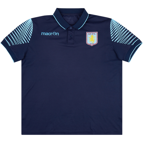 2014-15 Aston Villa Macron Polo Shirt - 9/10 - (XL)