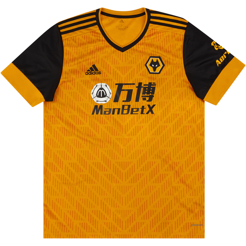2020-21 Wolves Home Shirt - Excellent 8/10 - (L)