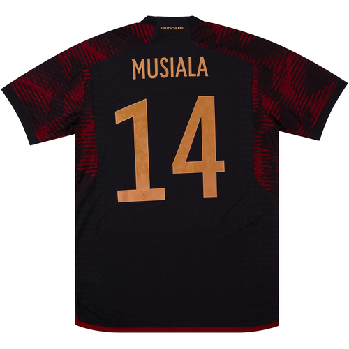 2022-23 Germany Player Issue Authentic Away Shirt Musiala #14 - NEW