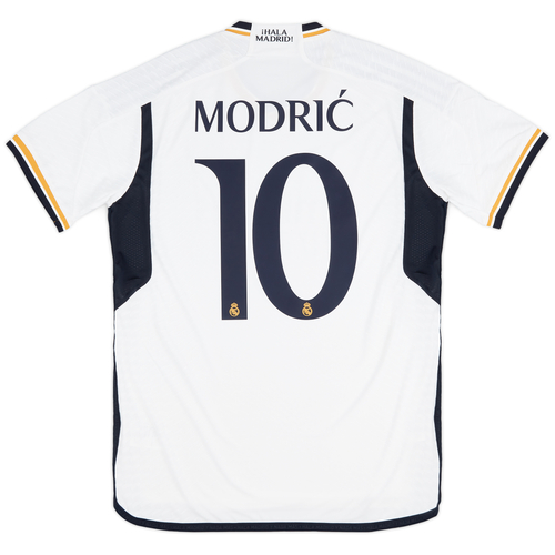 2023-24 Real Madrid Authentic Home Shirt Modrić #10